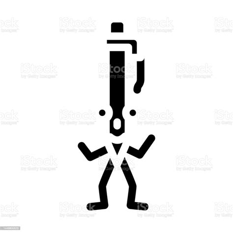 펜 학교 문자 글리프 아이콘 벡터 일러스트 레이 션 계산기에 대한 스톡 벡터 아트 및 기타 이미지 계산기 교육 귀여운