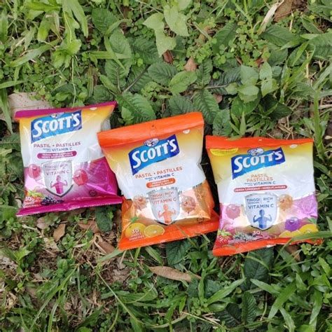 Scott S Vitamin C Pastilles 30 S Mixed Berries Orange Assorted