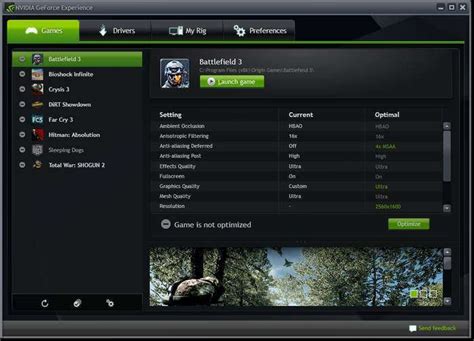 دانلود نرم افزار Nvidia Geforce Experience 2019 بهینه سازی کارت گرافیک جهت بازی Nvidia