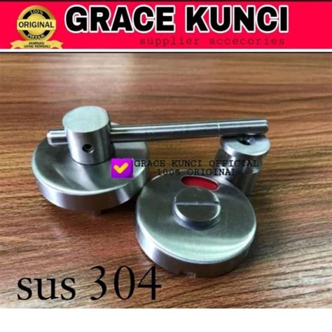 Promo Indikator Lock Toilet Ocius Sus 304 Partisi Toilet Cubical Diskon