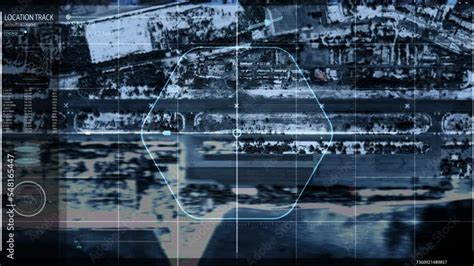 Vidéo Stock Army panel is used for tracking the coordinates of the