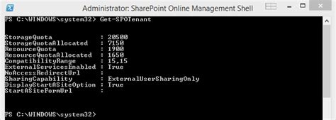 New Options In The Sharepoint Online Management Shell Powershell Cmdlets Rene Modery