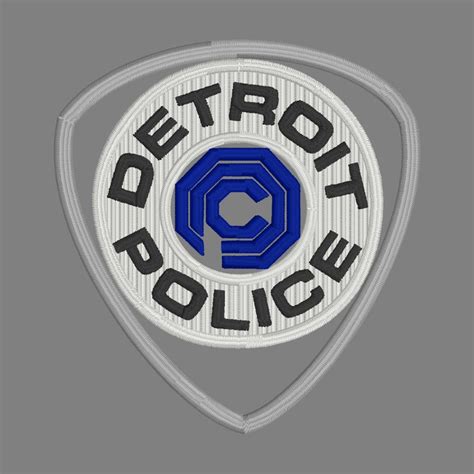 Robocop Ocp Patch Digital Design For Embroidery Instant Etsy