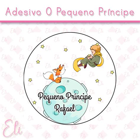 Adesivos Personalizados 5x5 o Pequeno Príncipe Elo7
