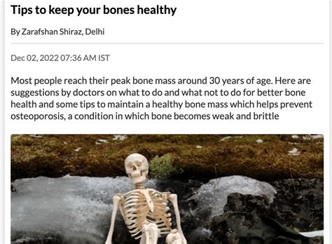 Tips To Keep Your Bones Healthy Sparsh Hospital