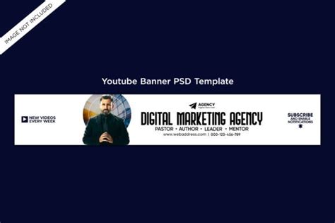 Youtube Banner Cover Psd Template Design Graphic By Mdfajlulkarim69