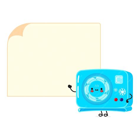 Premium Vector Cute Funny Conditioning Poster Character Vector Hand