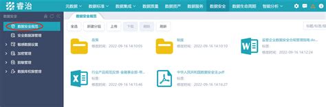 数据安全规范 亿信华辰文档中心 全面系统的学习资料和使用教程，在线知识中心