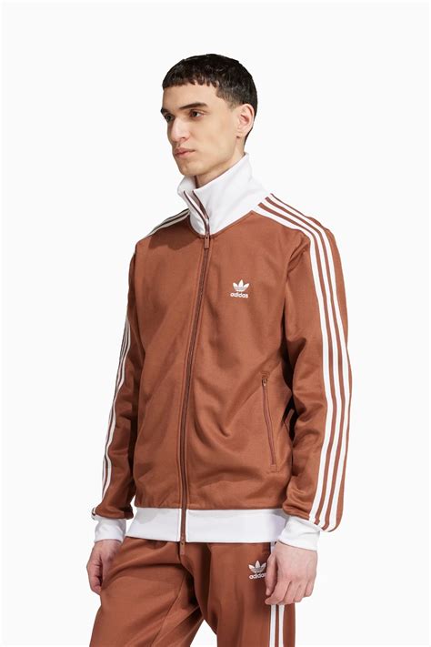 Bluza adidas Adicolor Classics Beckenbauer Brązowy Buty piłkarskie sprzęt i akcesoria