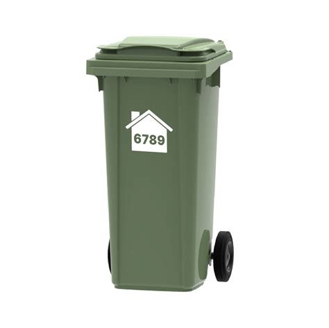 House Shape Bin Graphics Printpeelandstick Ltd