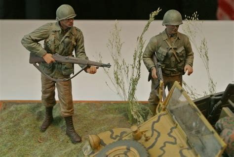 116 Scale Figure Diorama Us German Ww2 The Ambush Kubelwagen 1806196323
