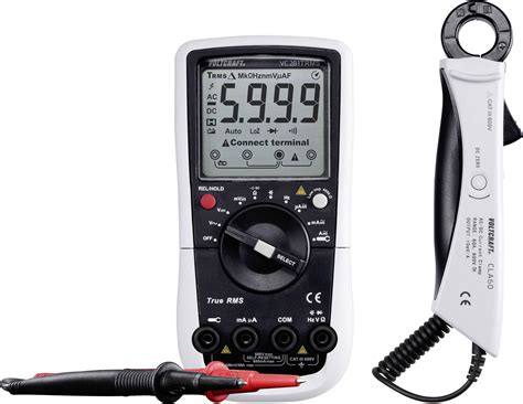 Voltcraft Vc281 Handheld Multimeter Clamp Meter Adapter Digital Cat