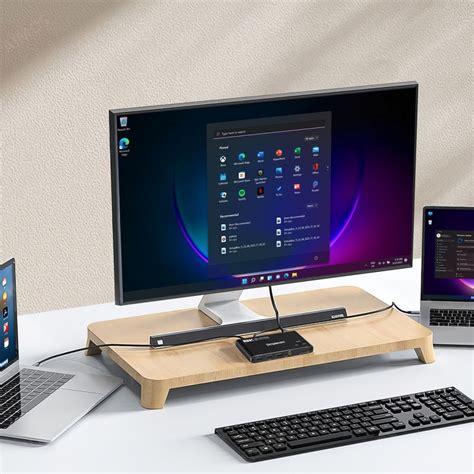 Simplecom KM Port USB C KVM Switch K Docking Station HDMI DP For Laptop Tablet