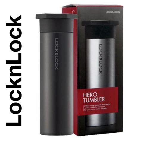 Jual LOCK LOCK HERO Tumbler Hot Cool Ml BLACK LHC B BLACK LHC B Botol Minum