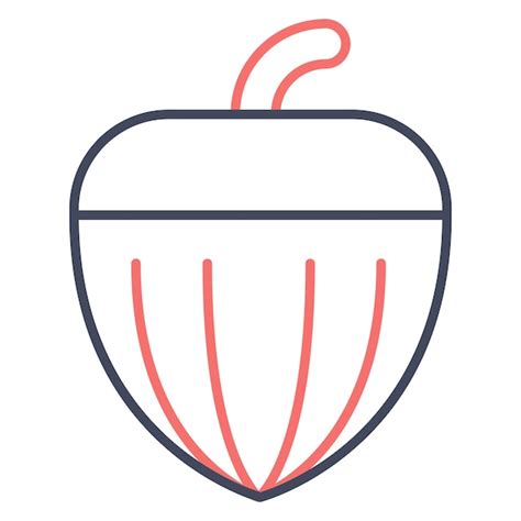 Premium Vector Hazelnut Vector Illustration Style