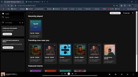 Trupti Gajghat On Linkedin Spotifyclone Html Css Musictech