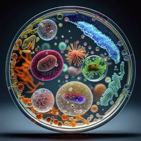 Laboratory Petri Dish Bacteria Grow Stock Image Image Of Organism