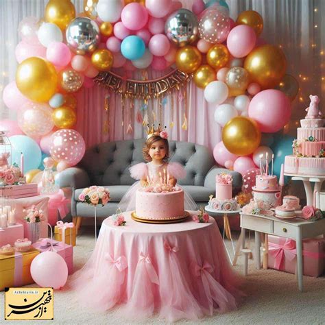 بهترین ایده های بادکنک آرایی برای تولد دختر بچه درمنزل