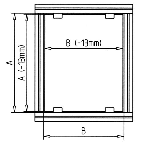 Panel Holder Black Minitec