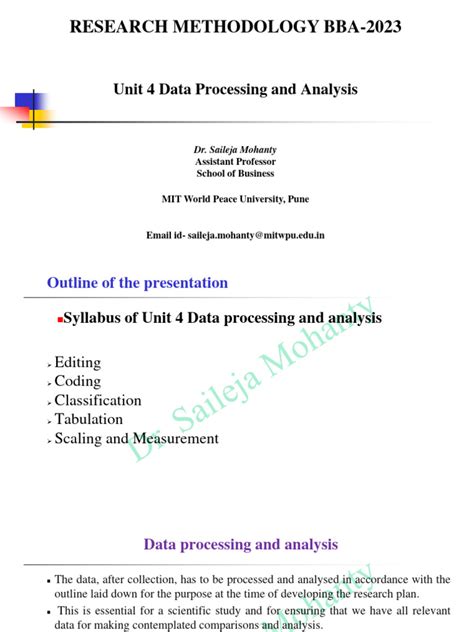 Unit 4 Rm Bba Pdf Statistical Classification Statistics