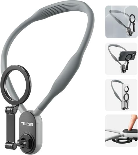 Telesin° Supporto Magnetico Selfie Per Telefono Da Collo Pov Vlog