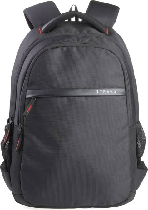 Strabo Moto Black 25 L Laptop Backpack Black Price In India