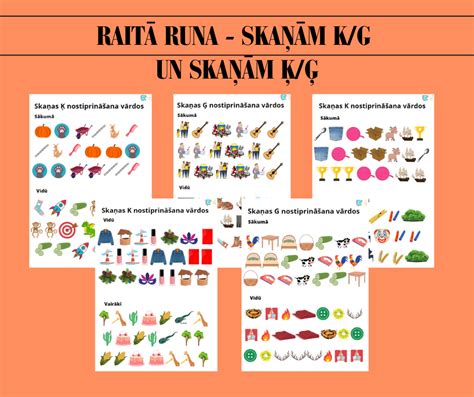 Raitā Runa Skaņām K G Un Ķ Ģ Mācību Materiāli