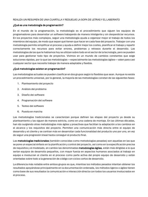 Metodología De Programación Pdf