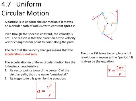 Uniform Circular Motion Notes