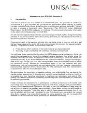 Assessment Plan ECS1500 Semester 2 Pdf Assessment Plan ECS1500 Semester 2 1 Introduction This