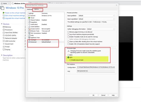 Can Not Change Bios In VMWare Super User
