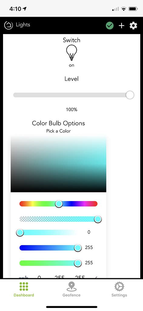 V215 Dashboard Tile Color Bulb Issue 🛎️ Get Help Hubitat