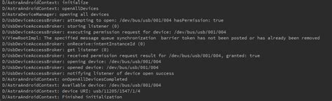 can t access stream using astra sdk android getting started orbbec