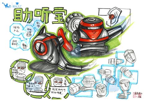 工业设计产品手绘 马克笔表现技法 手绘版面 考研版面