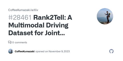 Rank2tell A Multimodal Driving Dataset For Joint Importance Ranking