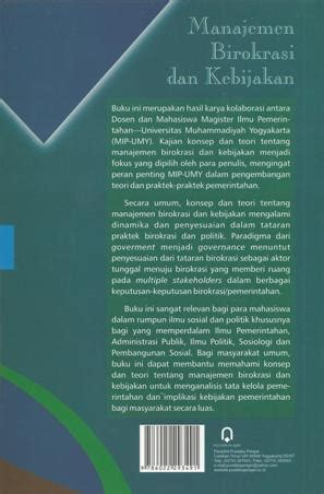 Manajemen Birokrasi Dan Kebijakan Adipura Books