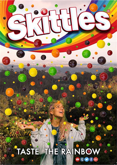 Skittles Tasting The Rainbow On Behance