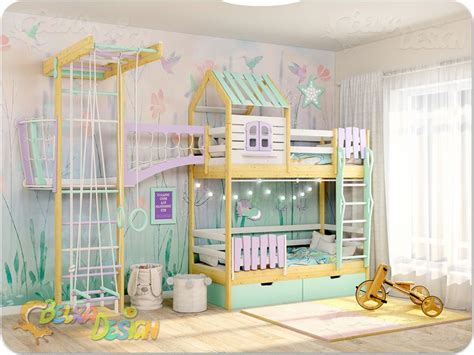 Детская комната Средиземье от БелкаДизайн Дизайн девичьей спальни Комнаты маленьких девочек