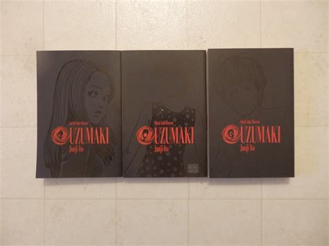 Spiral Into Horror Uzumaki By Junji Ito 3 Volumes 4621243099