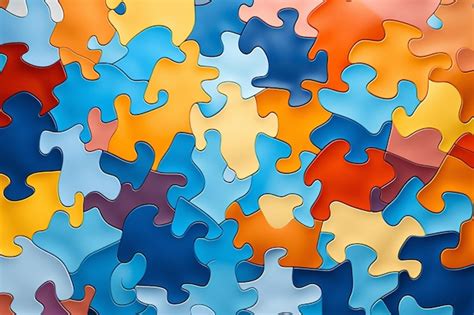 Premium Ai Image Business Piece Solution Challenge Success Teamwork Problem Jigsaw Puzzle