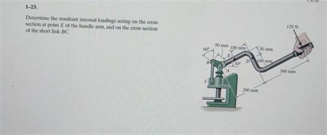[solved] determine the resultant internal loadings act
