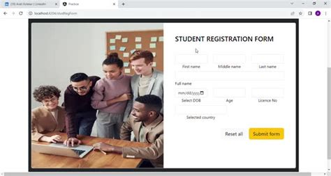 Arati Kolekar On Linkedin Reactive Validation Form