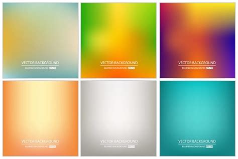 여러 추상 창조적인 개념 벡터 배경 세트를 흐려 웹 및 모바일 응용 프로그램 예술 그림 서식 파일 디자인 비즈니스 Infographic와 소셜 미디어 현대 장식 0명에 대한