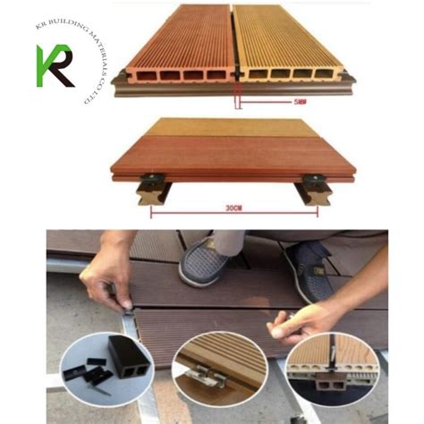 Steel Clips Install Accessories For WPC Decking KRAC China WPC Board Manufacturer