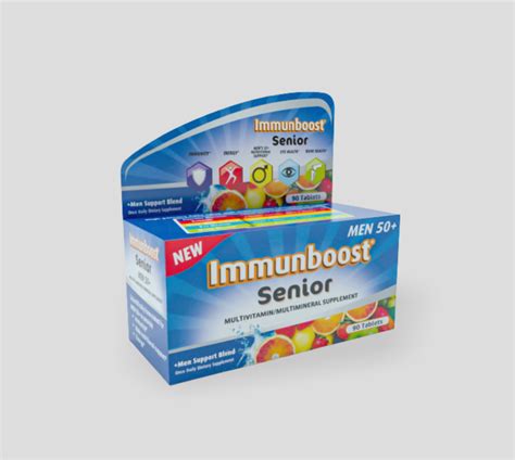 Immunboost® Senior Men 50 Basic Supplement Boost Your Way To A Healthy Lifestyle