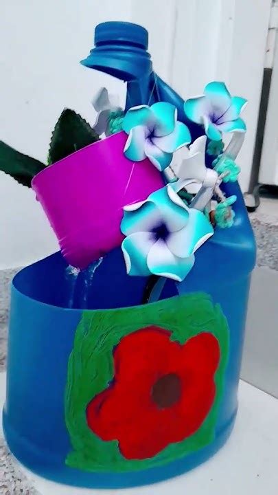 Mis Manualidades Hecho Con Garrafas De Plástico Youtube