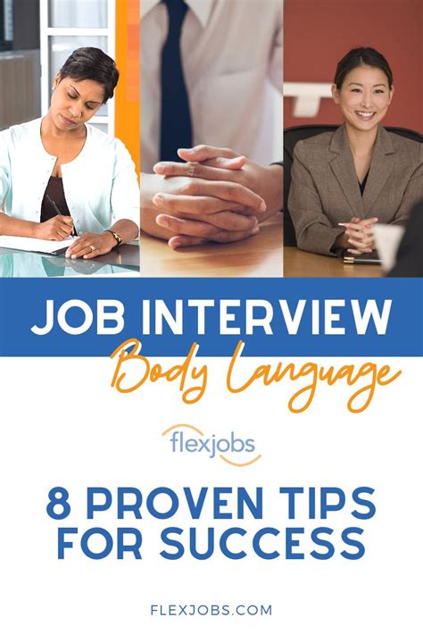 Job Interview Body Language Proven Tips For Success FlexJobs