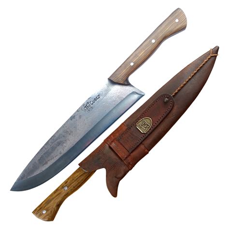 Faca Cusco Carbono 1070 2mm BarÃo 10 Polegadas Bainha Sola Indumentária Gaúcha O Melhor Da