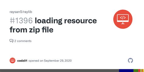 Loading Resource From Zip File · Issue 1396 · Raysan5raylib · Github