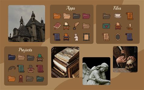 Dark Academia Folder Icons For Mac Windows Free Mac Icons